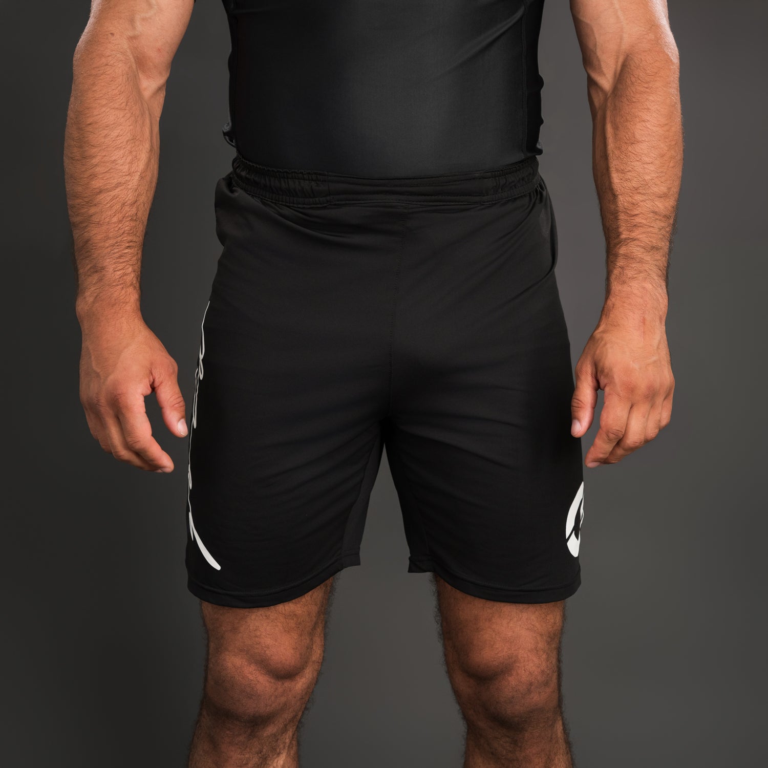No-Gi Jiu Jitsu Fight Shorts (Black, IBJJF Legal) | Gold BJJ