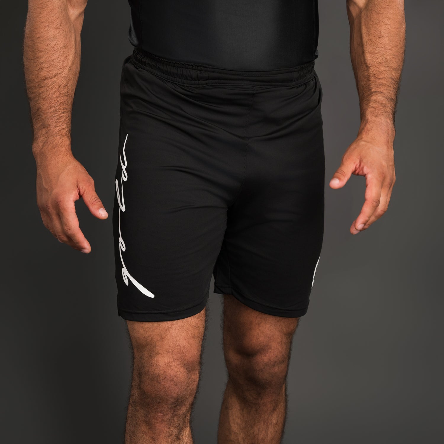No-Gi Jiu Jitsu Fight Shorts (Black, IBJJF Legal) | Gold BJJ