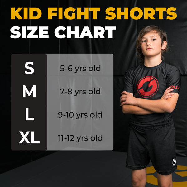 Kids' Black No-Gi Bundle - Gold BJJ