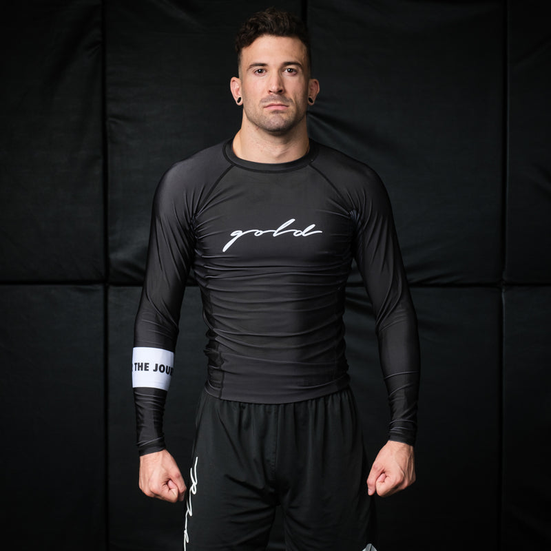 Foundation Ranked Jiu Jitsu Rash Guard | Gold BJJ