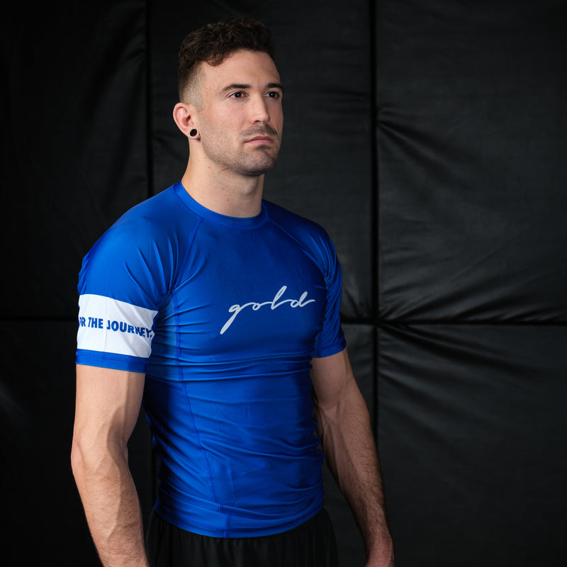 Foundation Ranked Jiu Jitsu Rash Guard | Gold BJJ