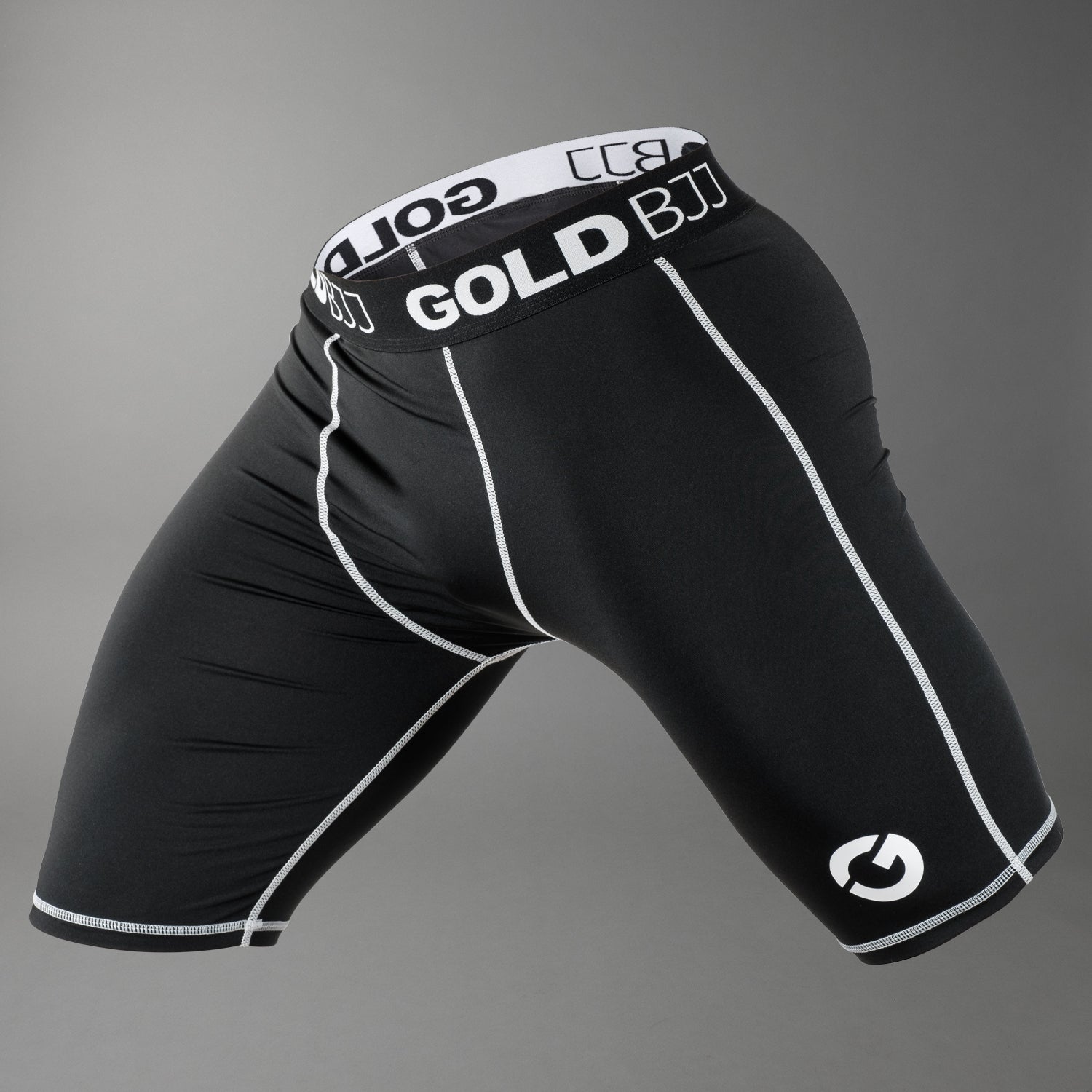 Jiu Jitsu Compression Shorts for Gi & No-Gi | Gold BJJ